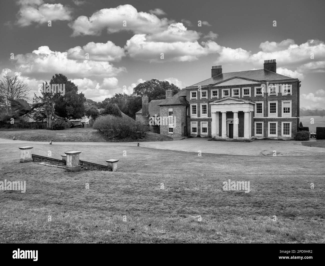 The image is of the 18th century Goodnestone Queen Anne style Manor ...