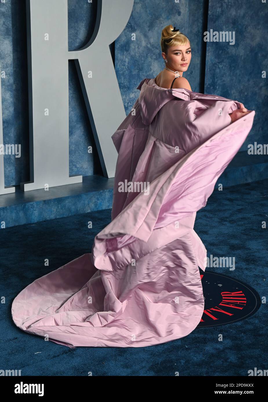 Los Angeles, USA. 13th Mar, 2023. Florence Pugh arriving at the Vanity ...