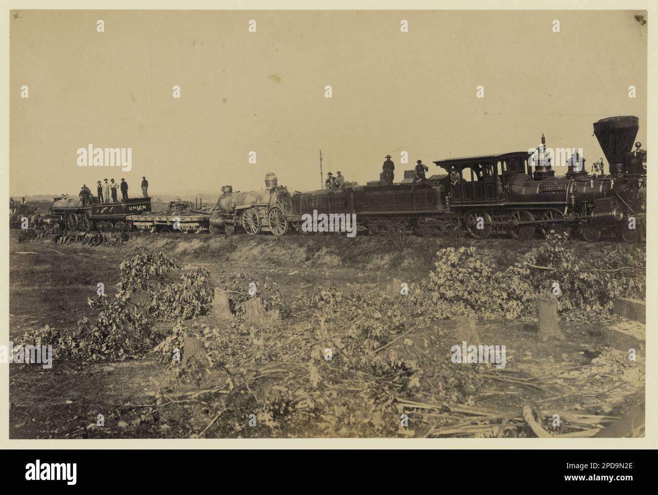 Railroads virginia 1860 1870 hi-res stock photography and images - Alamy