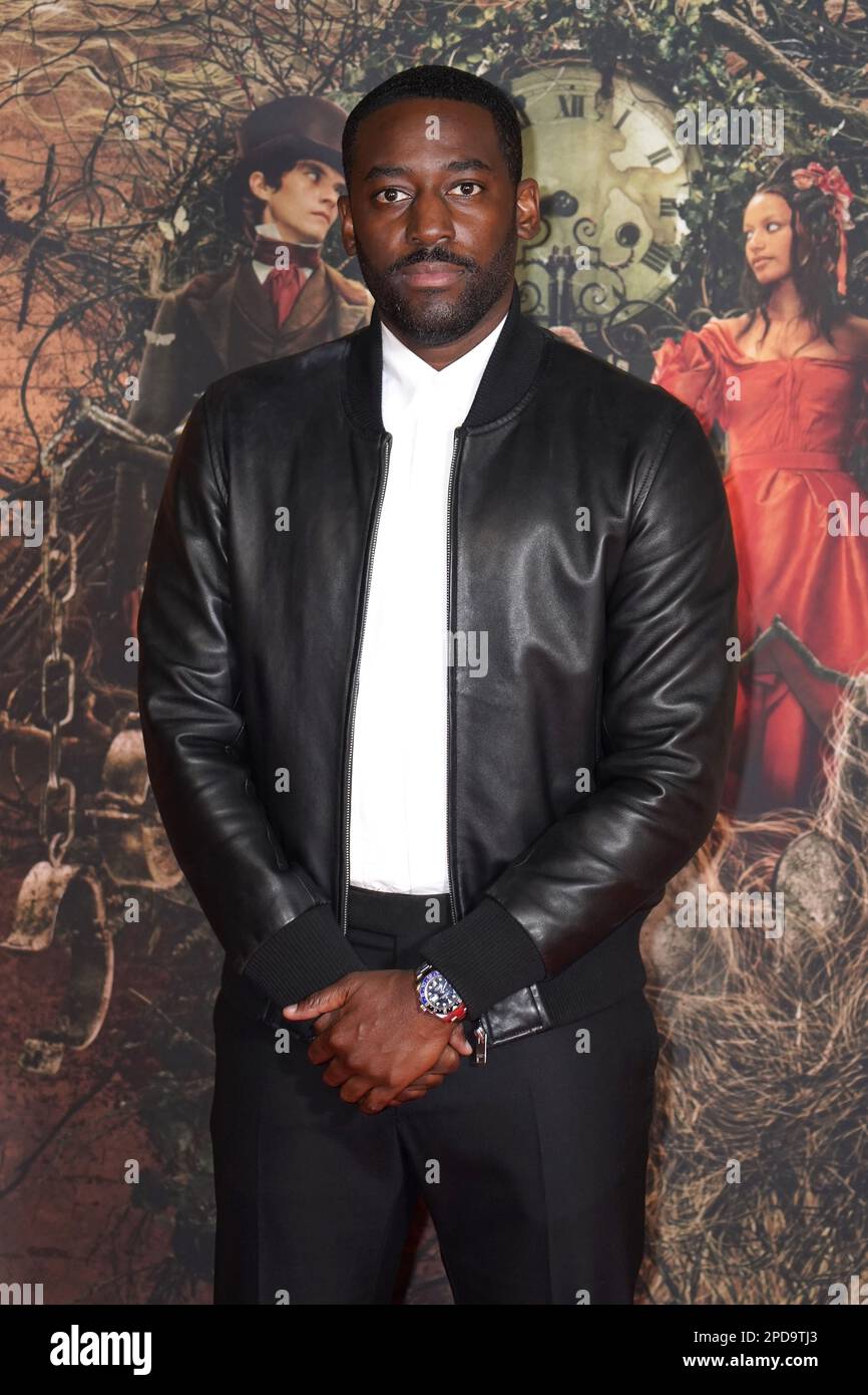 Ashley Thomas during a photo call for for the new BBC drama series ...