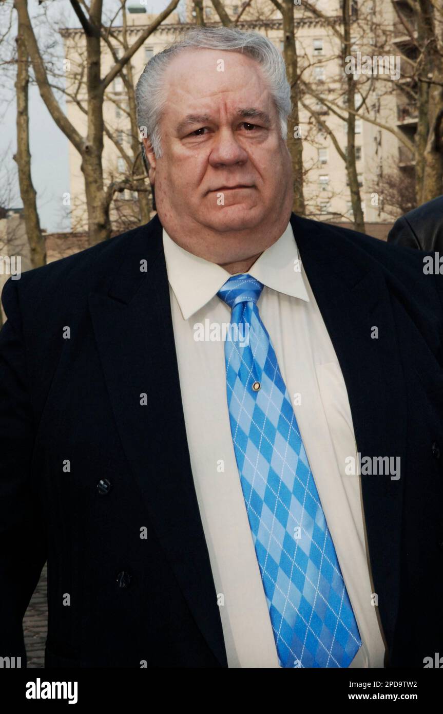 Former New York City police detective Louis Eppolito enters Brooklyn ...