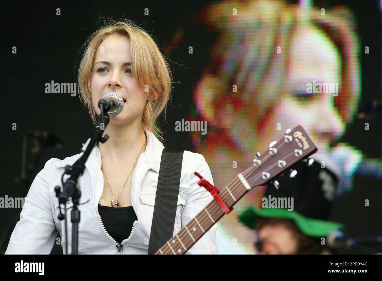 Singer-songwriter Gemma Hayes performs at the Trafalgar Square concert ...
