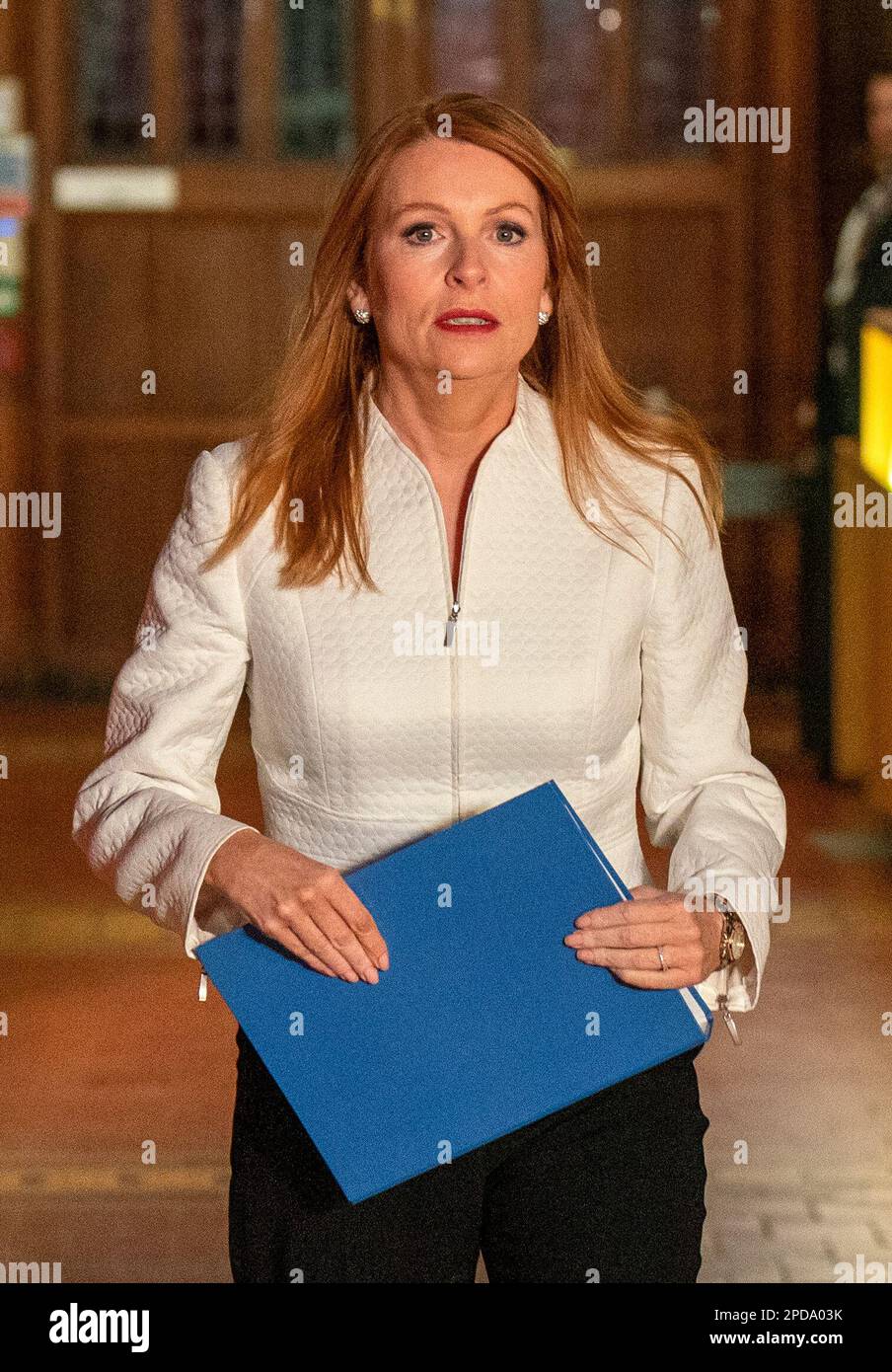 SNP leadership candidate Ash Regan arrives ahead of taking part in an ...