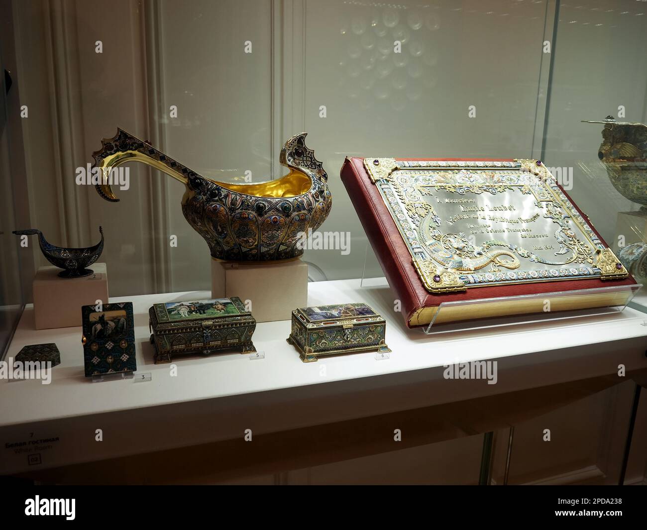 Faberge Museum in Shuvalov Palace, Saint Petersburg, Russia, UNESCO ...