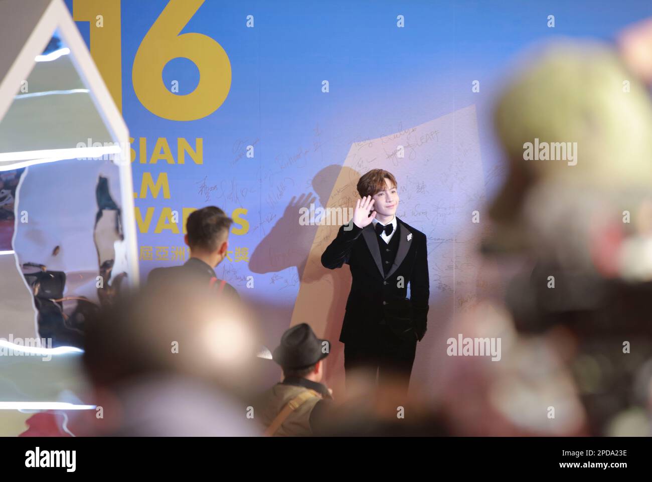 Hong Kong band MIRROR Anson Lo attends the red carpet at the 16th Asian ...
