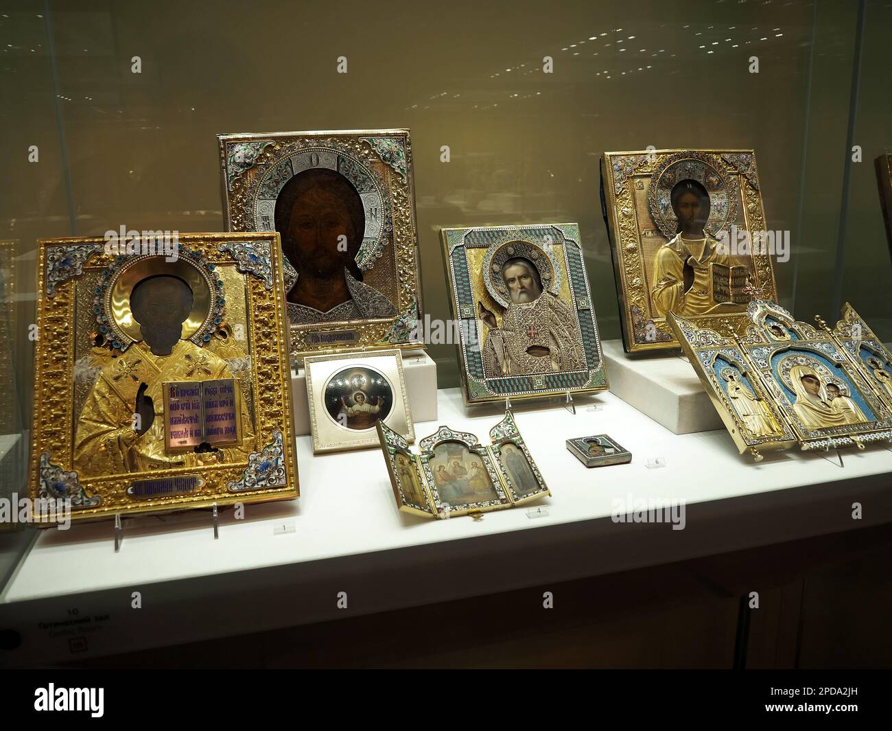icons, Faberge Museum in Shuvalov Palace, Saint Petersburg, Russia ...