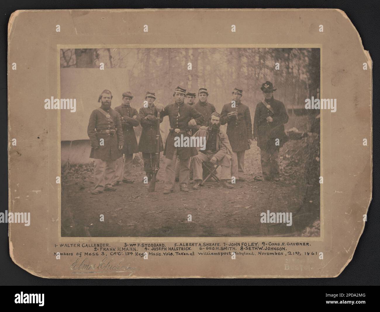 Soldiers union 1860 1 hi-res stock photography and images - Alamy