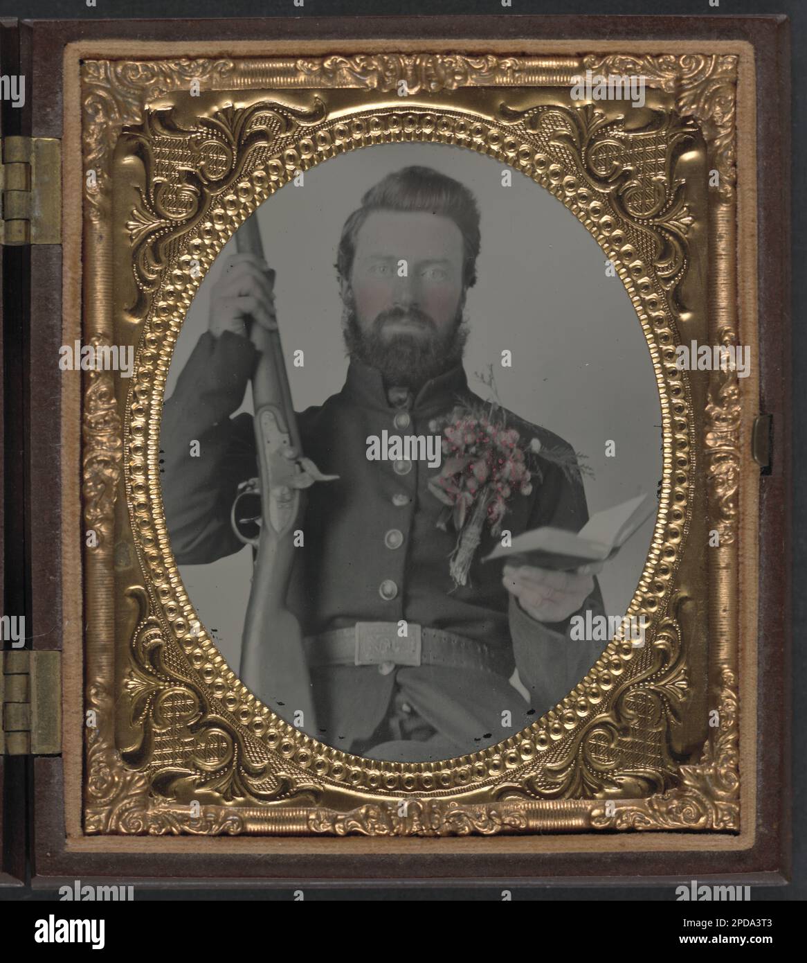 Private David Lowry, of Company E, 25th Virginia Cavalry Regiment ...