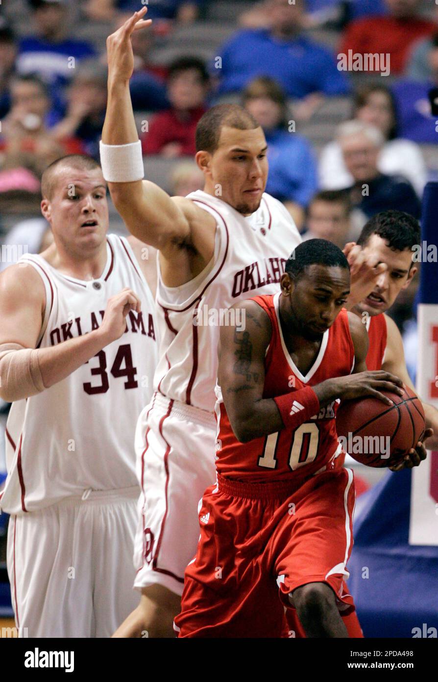 Nebraska's Marcus Walker (10) comes down with a rebound against ...