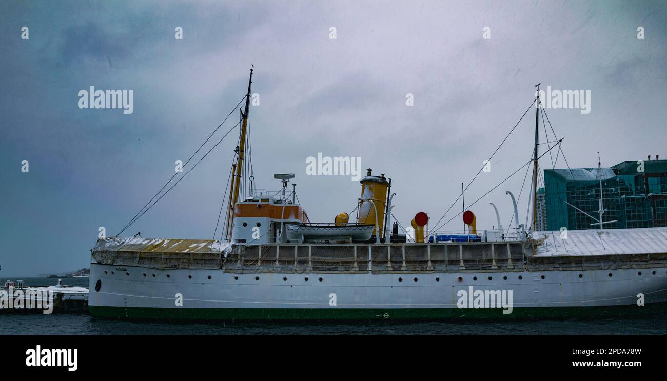 The Museum ship CSS Acadia a former hydrographic surveying and ...