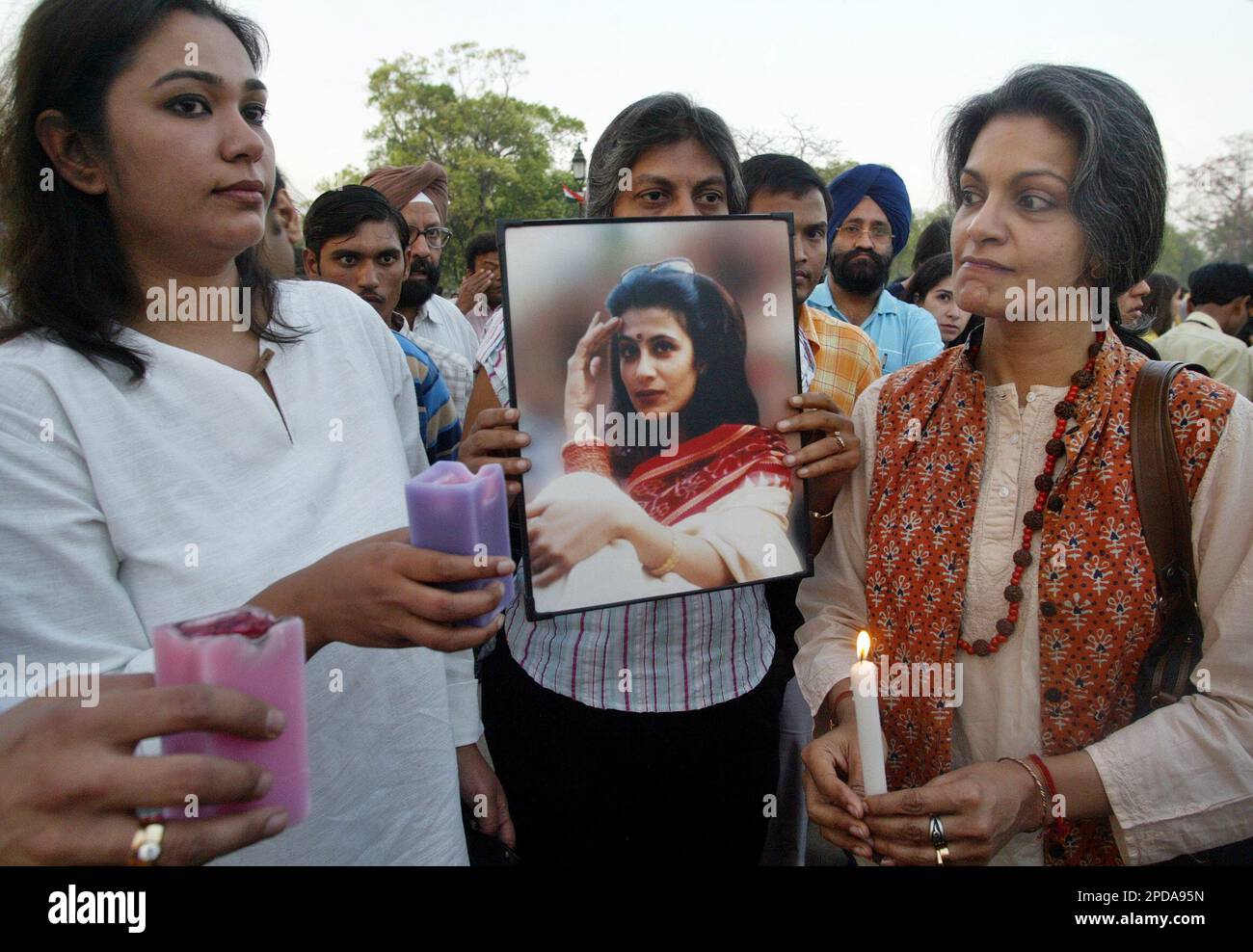 Sabrina Lall, left, and Valsa Lall, right, sisters of Jessica Lall ...