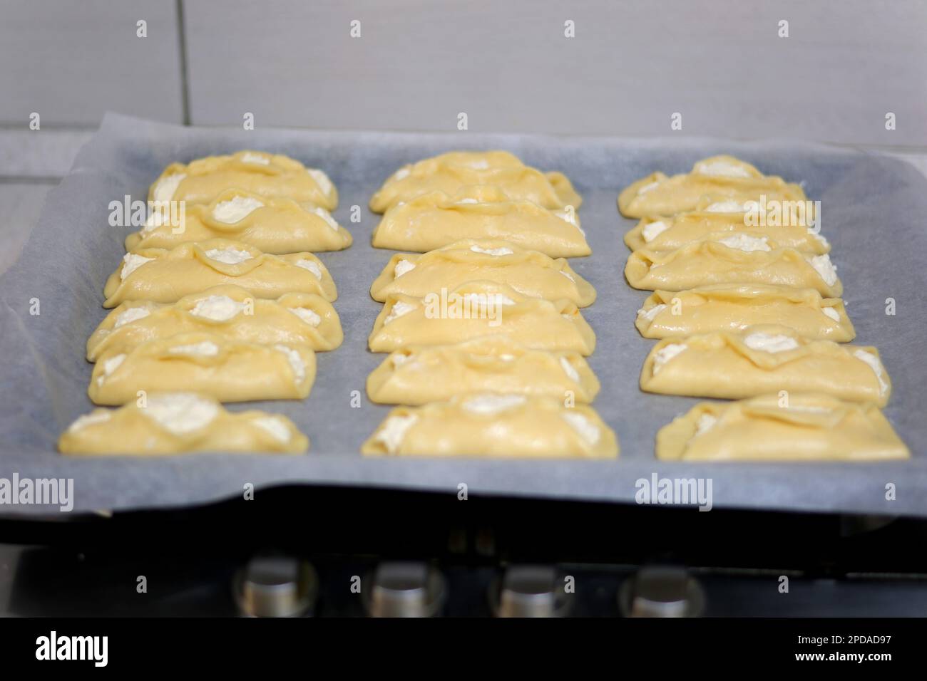 Pie, pastries on the protvin. High quality photo Stock Photo - Alamy