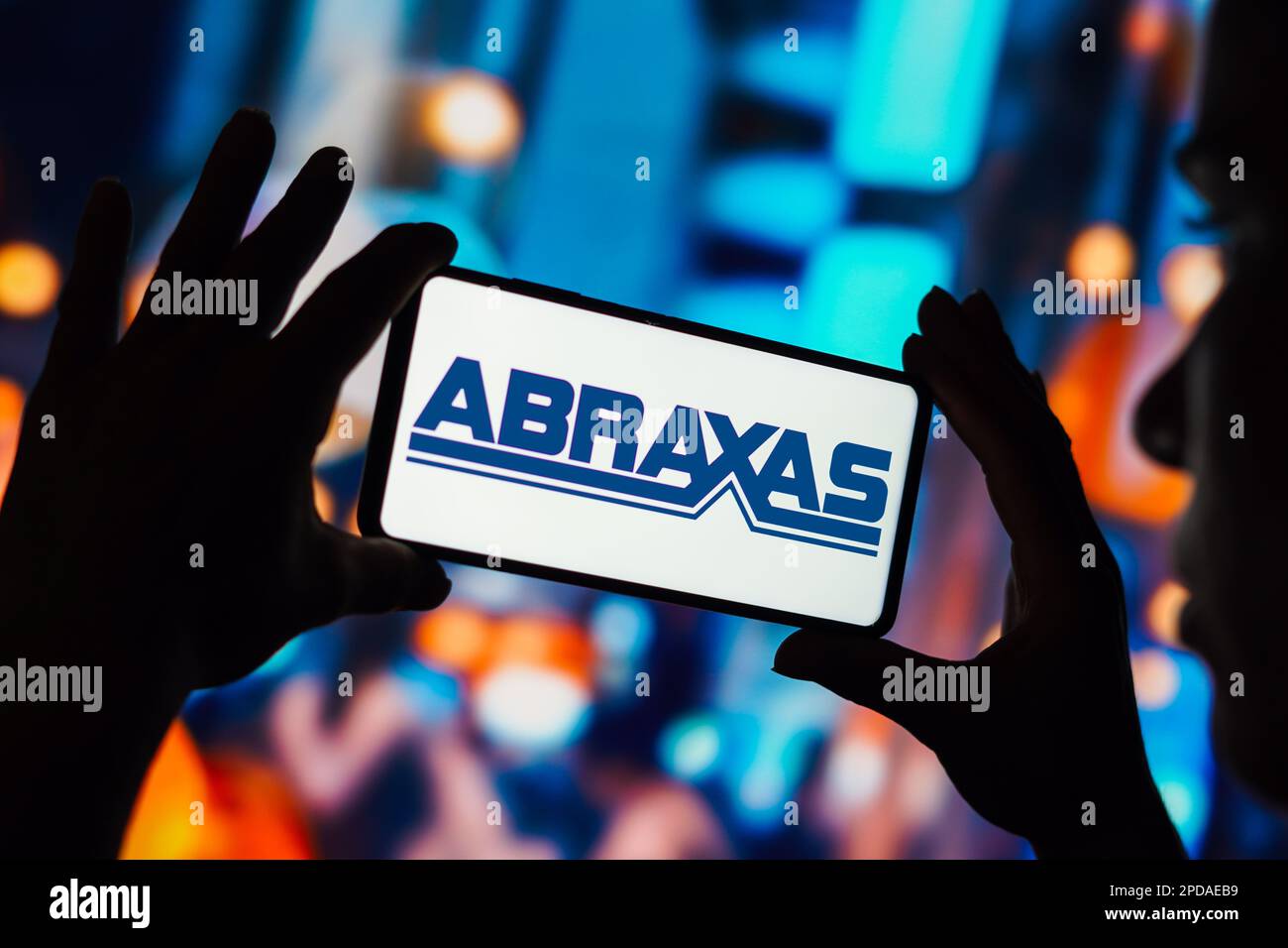 In this photo illustration, the Abraxas Petroleum Corporation logo seen displayed on a ...