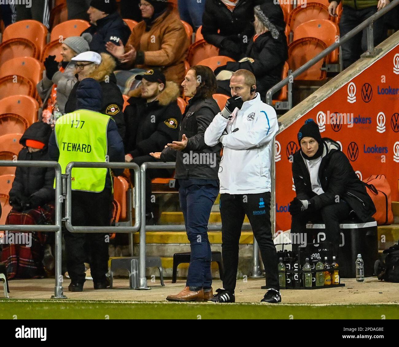 Blackpool, UK. 14th Mar, 2023. Queens Park Rangers Manager Gareth ...