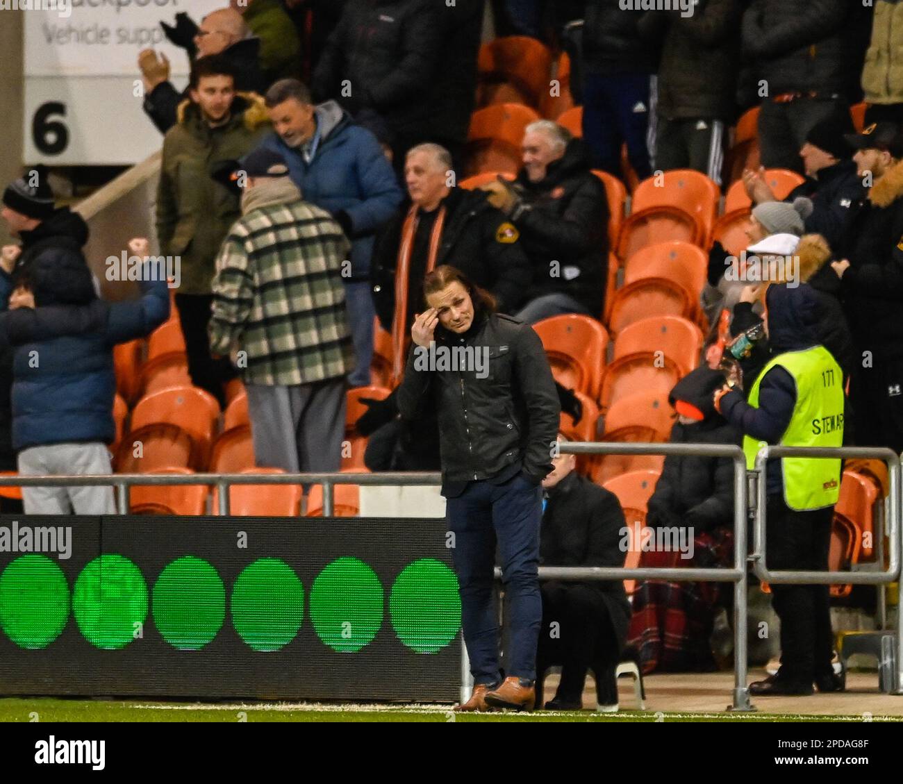 Blackpool, UK. 14th Mar, 2023. Queens Park Rangers Manager Gareth ...