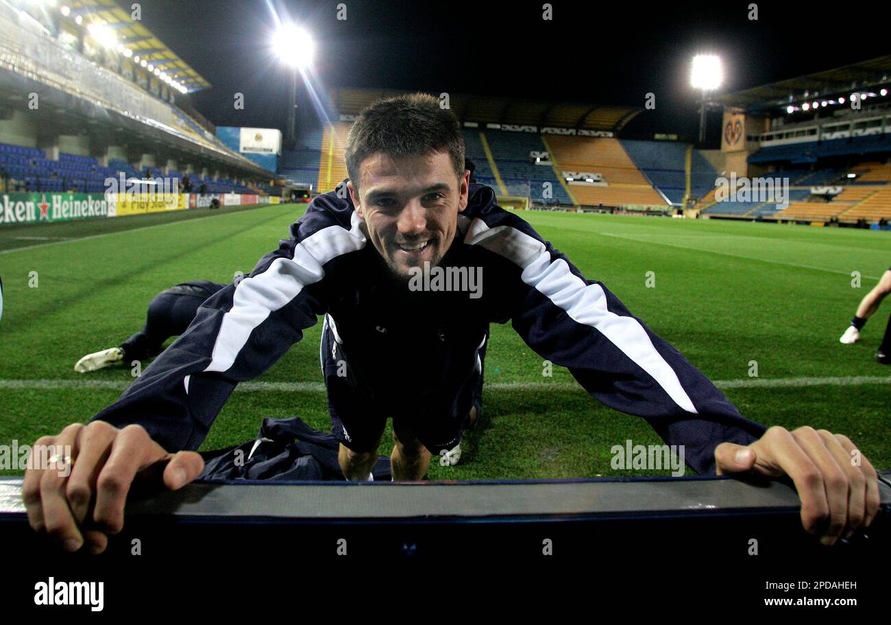 Glasgow Ranger's player Nacho Novo from Spain, during a training ...