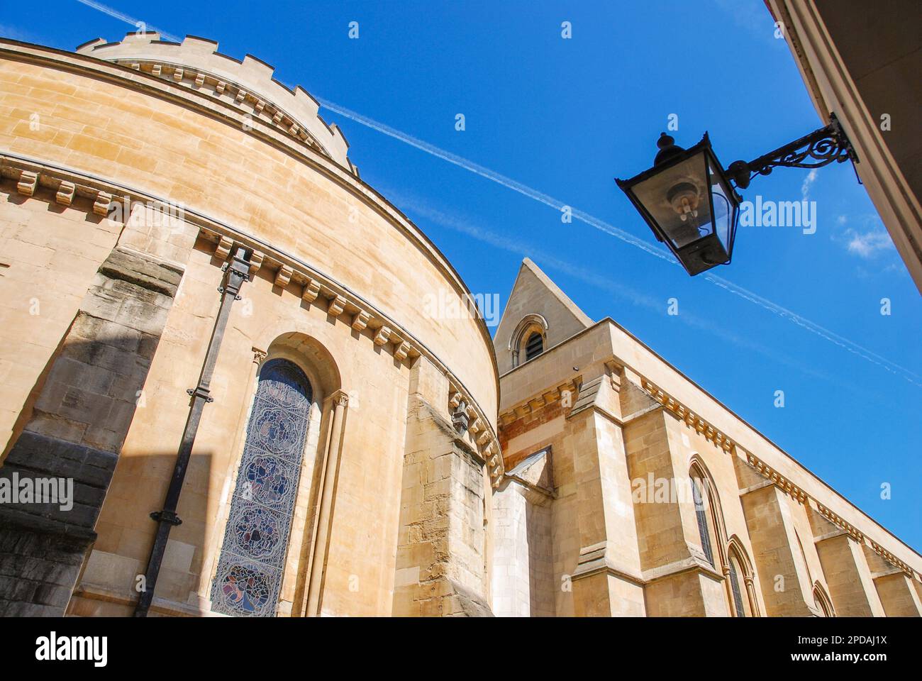 Temple Church in the City of London. It is a circular church built by ...
