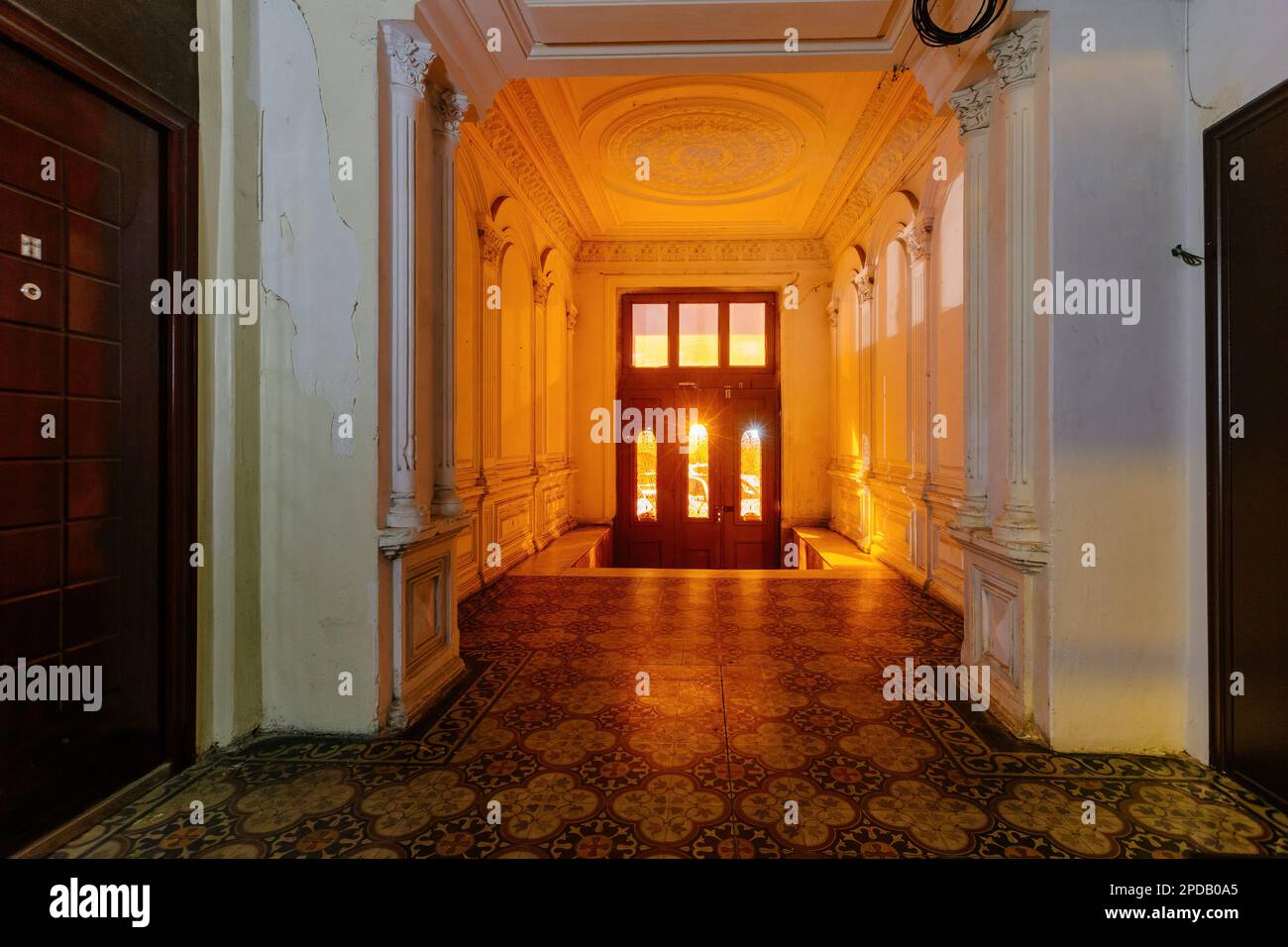 Broken staircase inside hall in hi-res stock photography and images - Alamy
