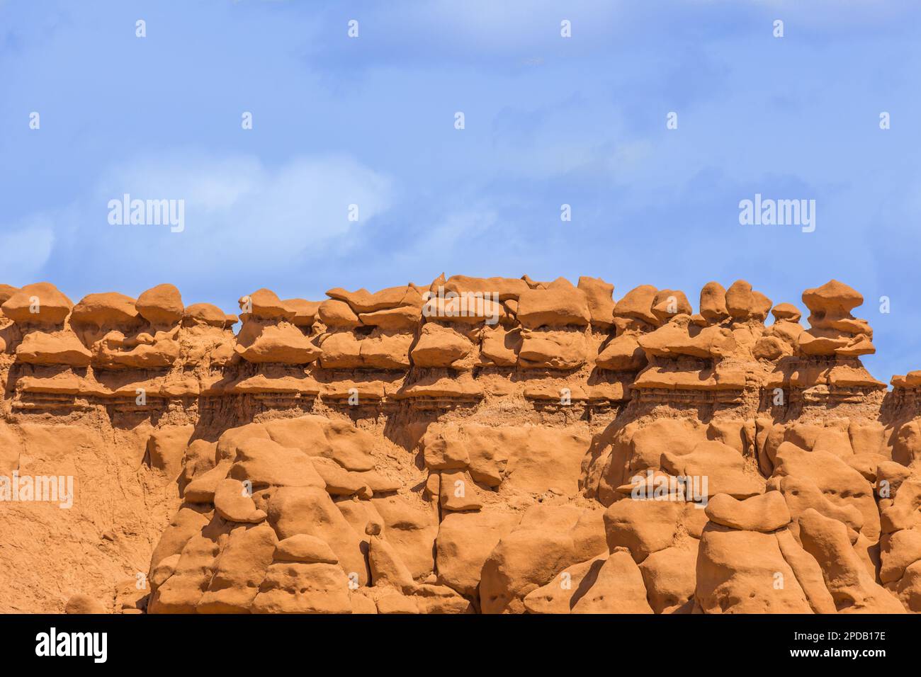 Goblin Valley Hoodoo rock formations Stock Photo - Alamy
