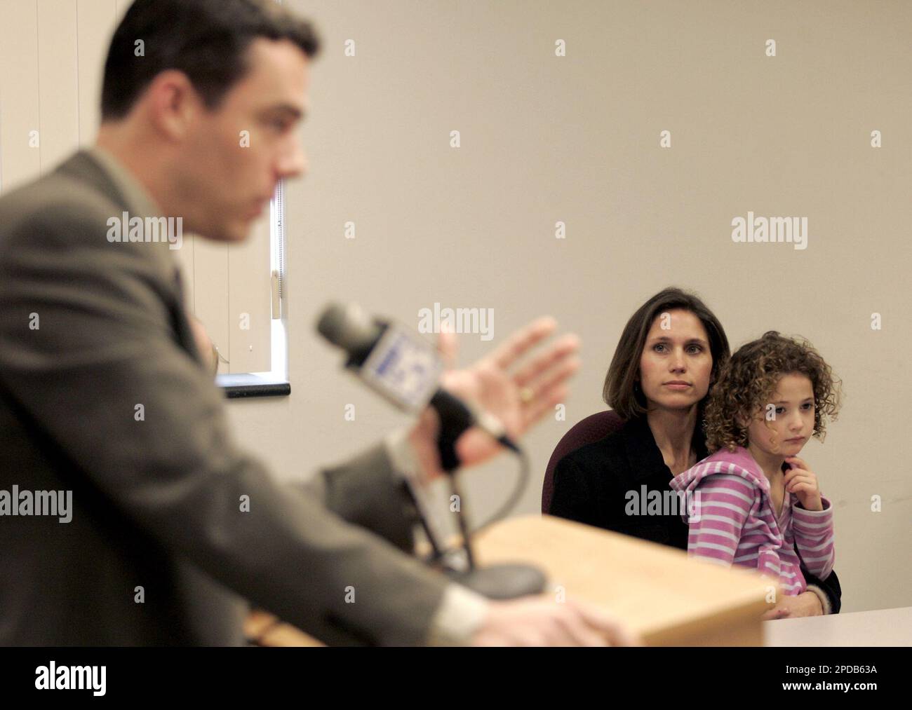 Tony Bennett's wife Laurel Bennett and daughter Anna Bennett listen as ...