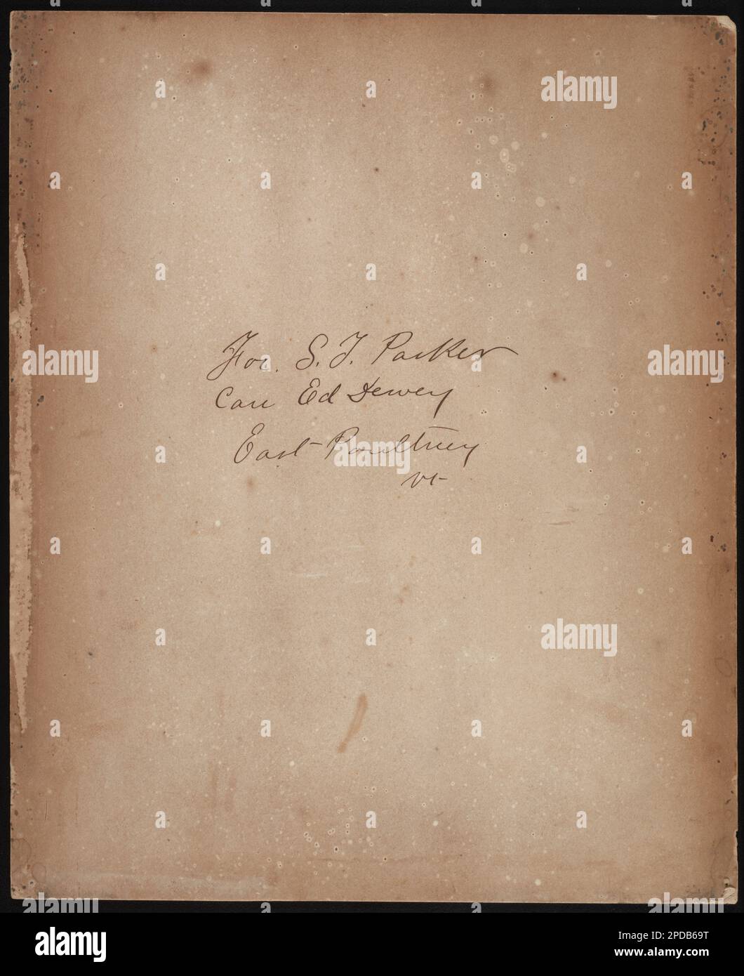 Captain James Parker Timony of Co. D, 2nd Illinois Light Artillery ...