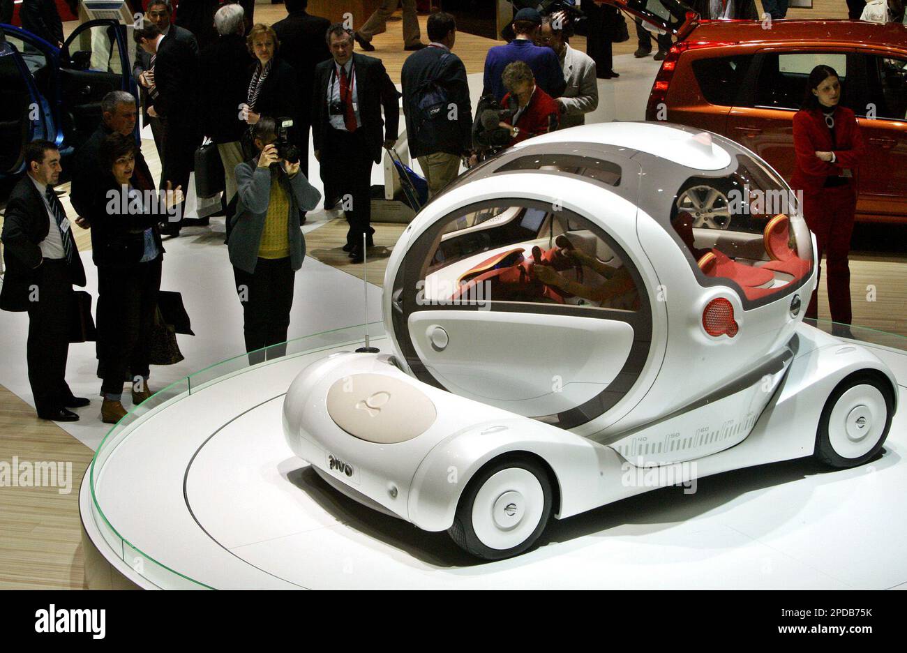 Nissan presents its concept car Pivo at the 76th Geneva International ...
