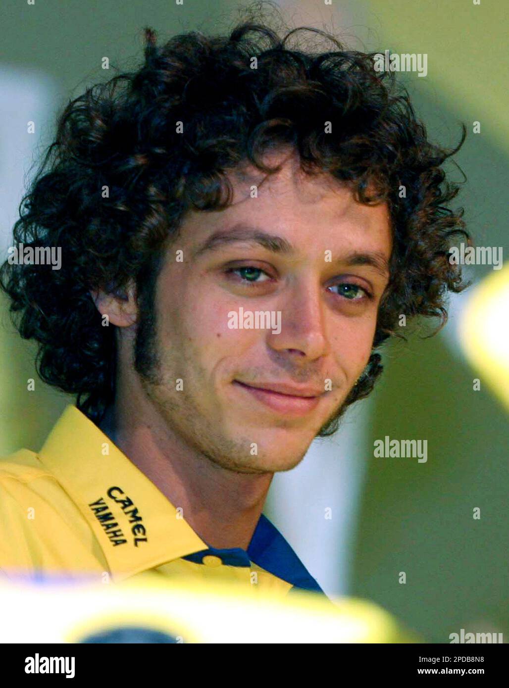 World motorcycling champion Valentino Rossi looks on during the ...
