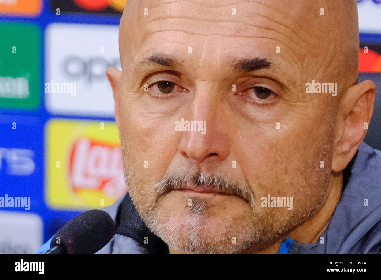 SSC Napoli's Italian coach Luciano Spalletti During press conference ...