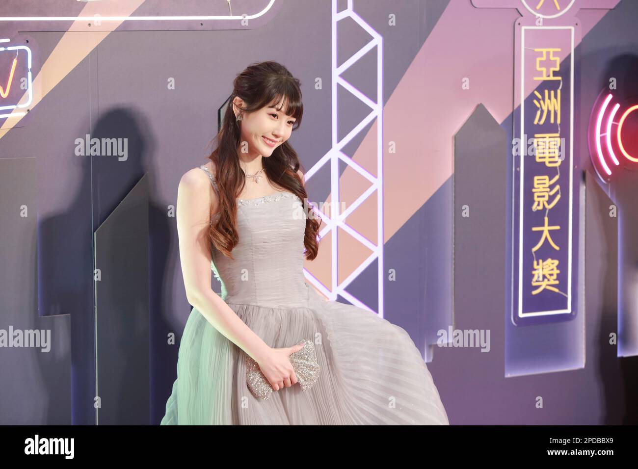 Malaysian singer Joyce Chu attends the red carpet at the 16th Asian ...