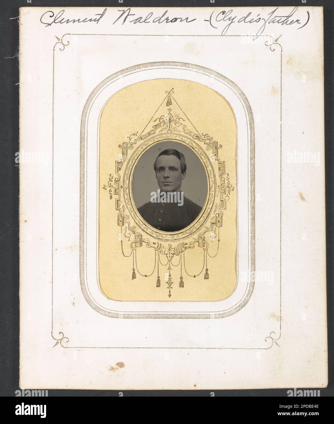 Clement Waldron (Clyde's father). Liljenquist Family Collection of ...