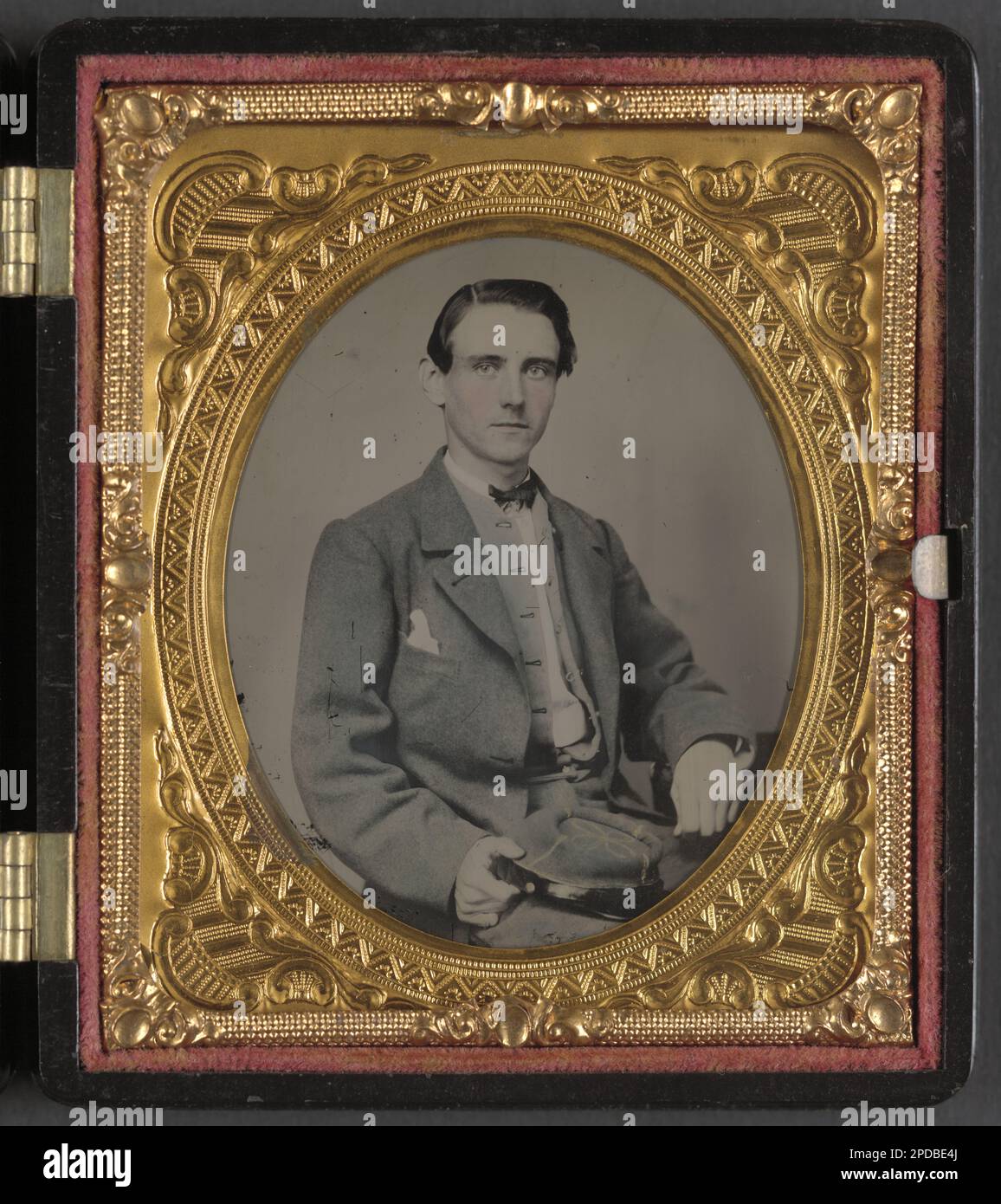 Unidentified soldier in Confederate uniform. Liljenquist Family ...
