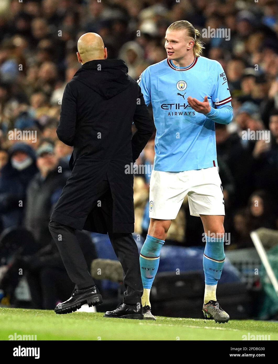 Erling haaland guardiola march 2023 hi-res stock photography and images ...