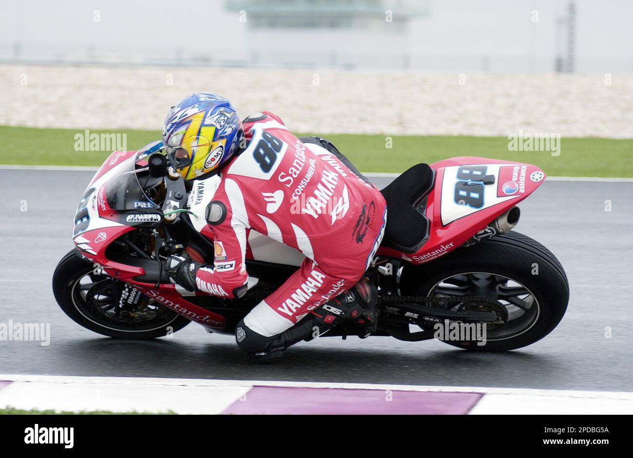 Andrew Pitt of Austalia seen in action on his Yamaha during the final ...