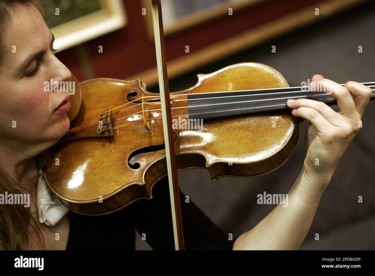 German-born soloist Jeanne Christee plays a rare violin known as The ...