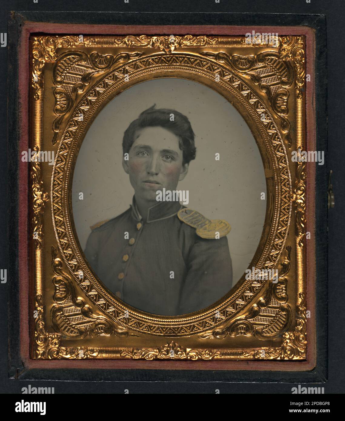 Private John Ryan of Company H, 2nd Rhode Island Infantry Regiment in ...