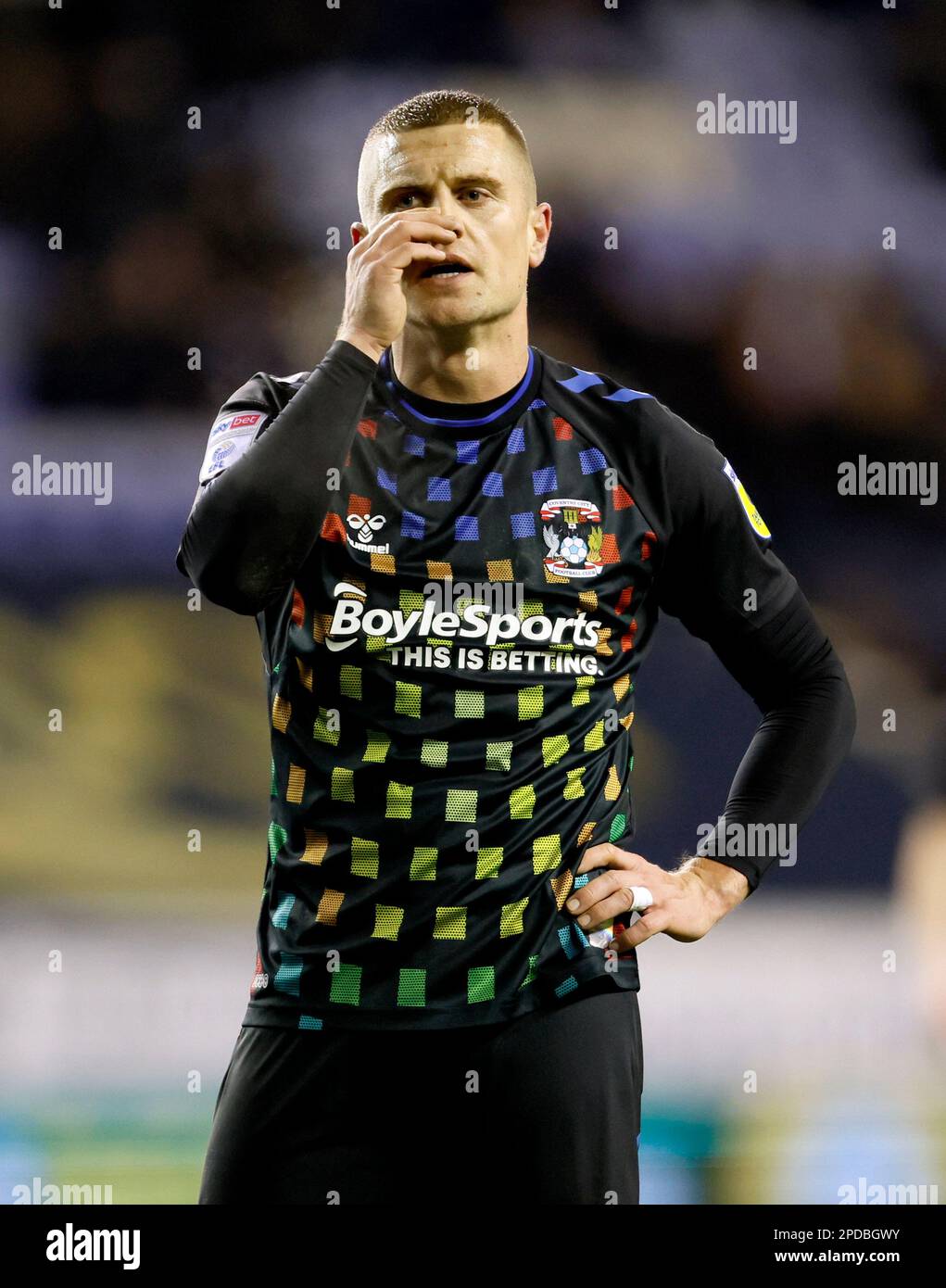 Coventry City's Jake Bidwell during the Sky Bet Championship match at ...