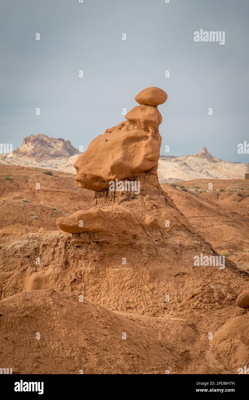 Hoodoo rock formation at Goblin Valley State Park Stock Photo - Alamy