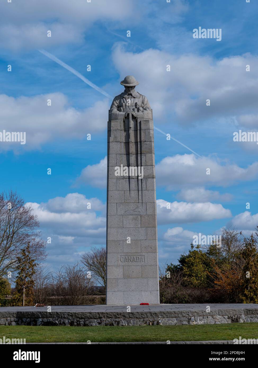 St.Julien Canadian Memorial, Ieper (Ypres), Belgium Stock Photo - Alamy