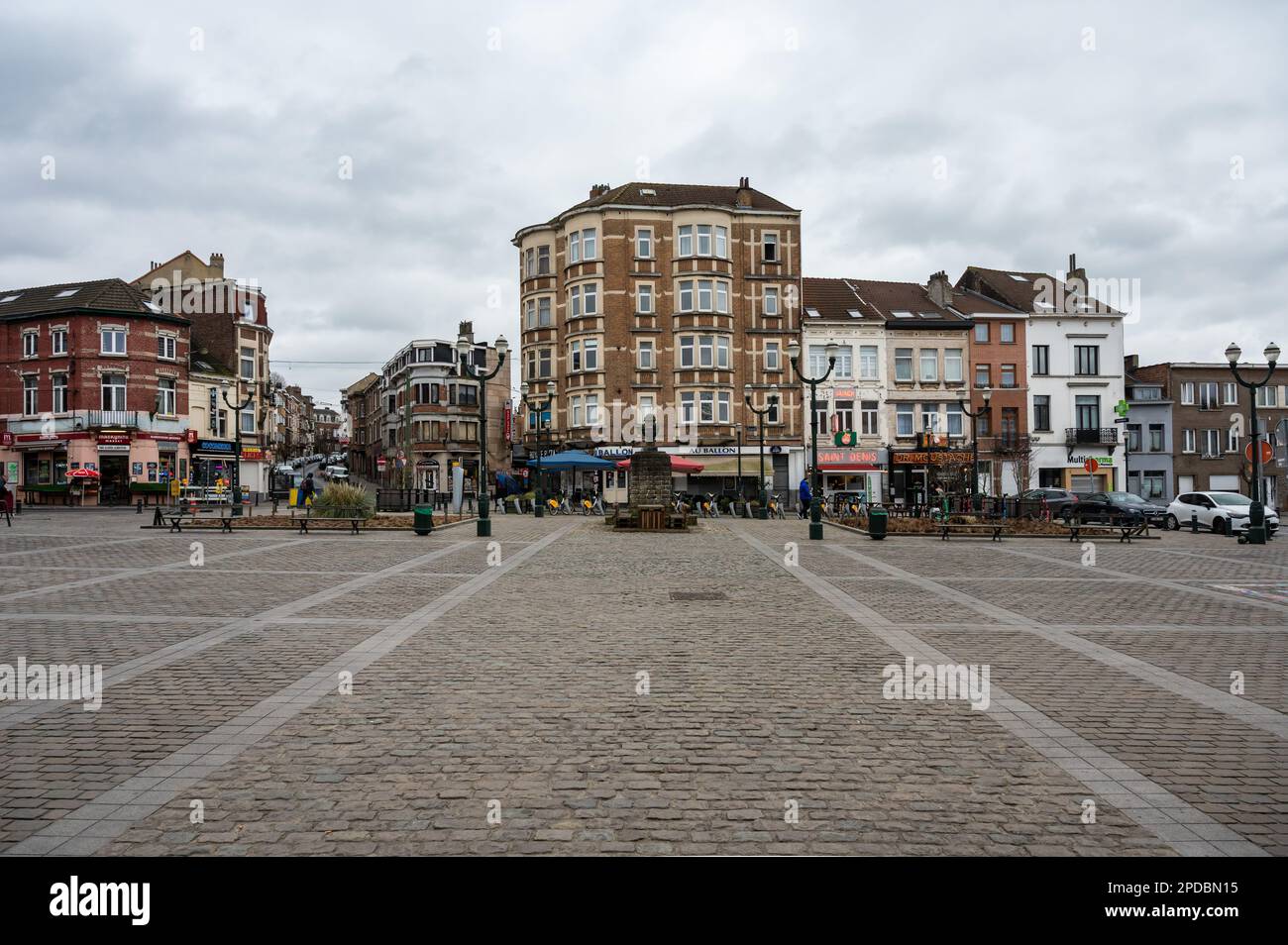 Forest, Brussels Capital Region, Belgium, March 4, 2023 - Perspective ...