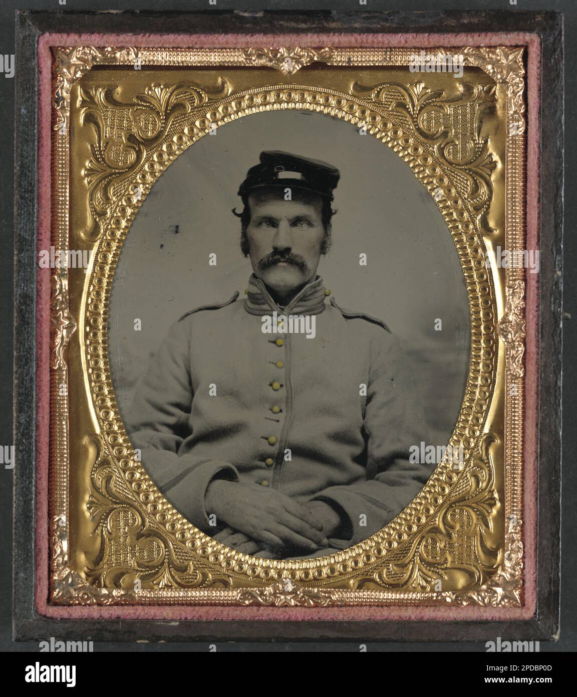 Unidentified soldier in Union Veteran Reserve Corps uniform ...