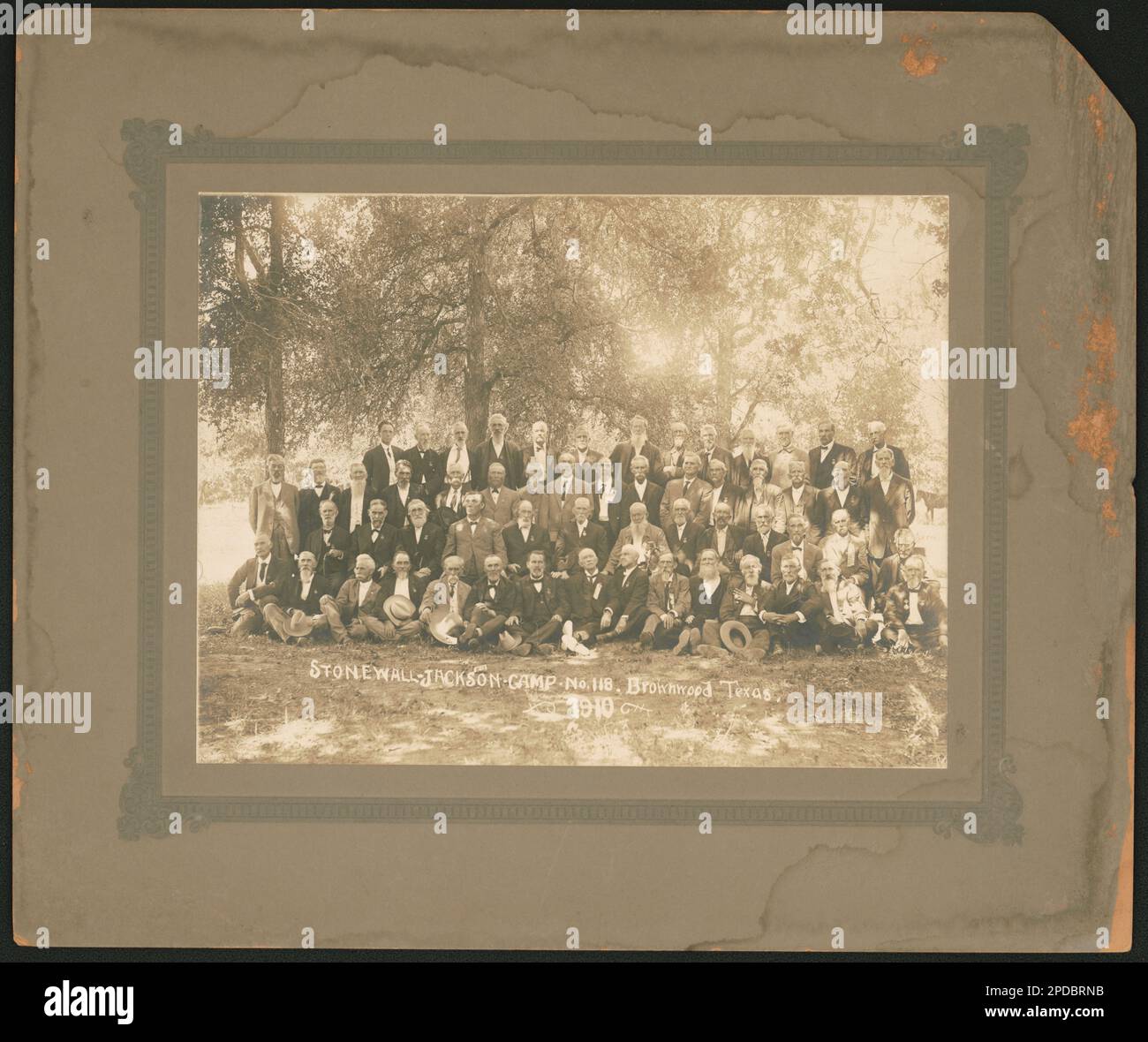 Stonewall Jackson Camp No. 118, Brownwood, Texas. Liljenquist Family ...