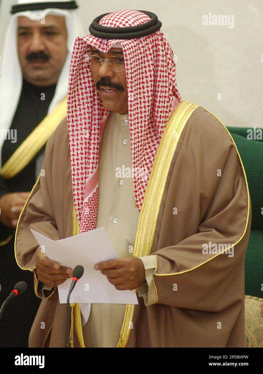 Sheikh Nawaf Al Ahmad Al Jaber Al Sabah takes the Constitutional Oath ...