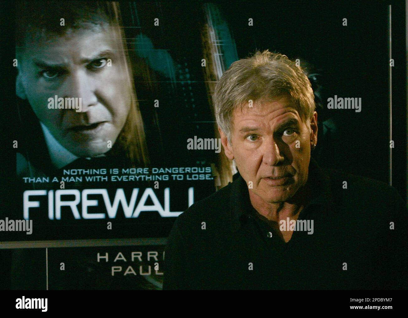 Hollywood actor Harrison Ford arrives at a press conference to answer ...