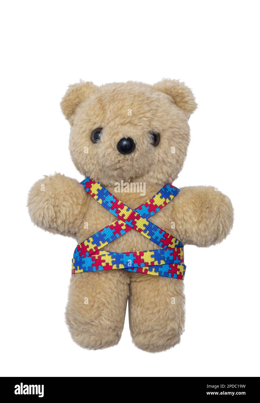 World Autism Awareness day, mental health care concept with teddy bear ...