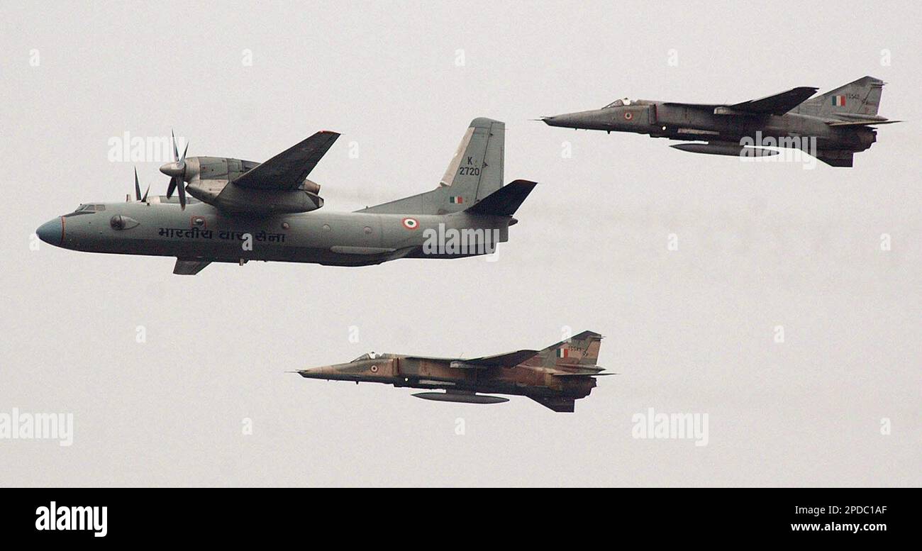 Indian Air Force (IAF) aircraft exhibit their skills during the IAF air ...