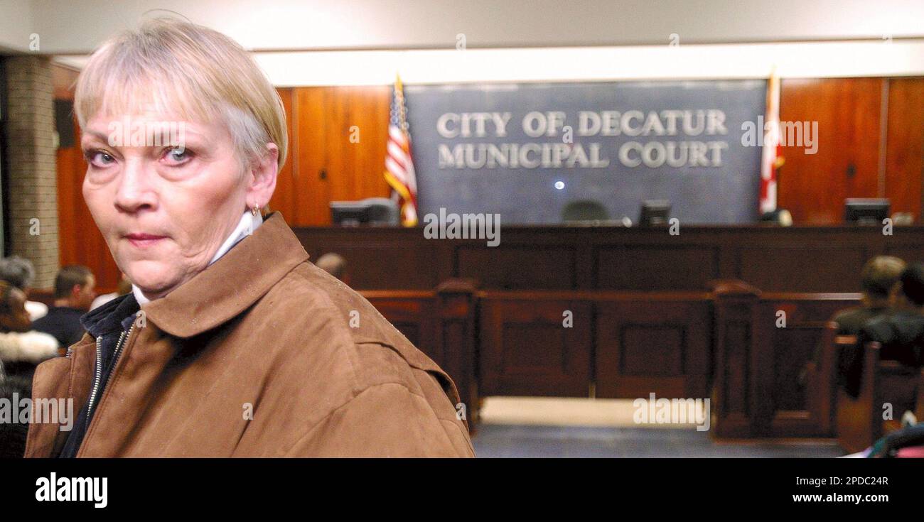 Susette Smith is shown before entering Decatur City Hall's Municipal ...