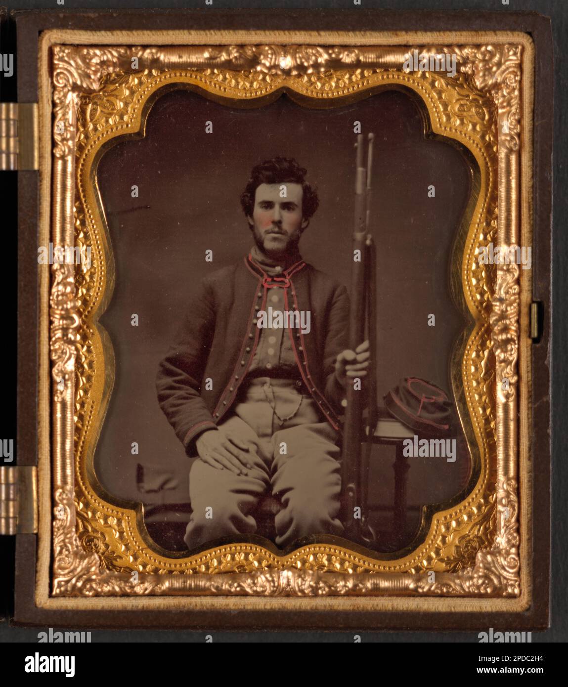 Unidentified soldier in 72nd Pennsylvania Infantry Regiment uniform ...