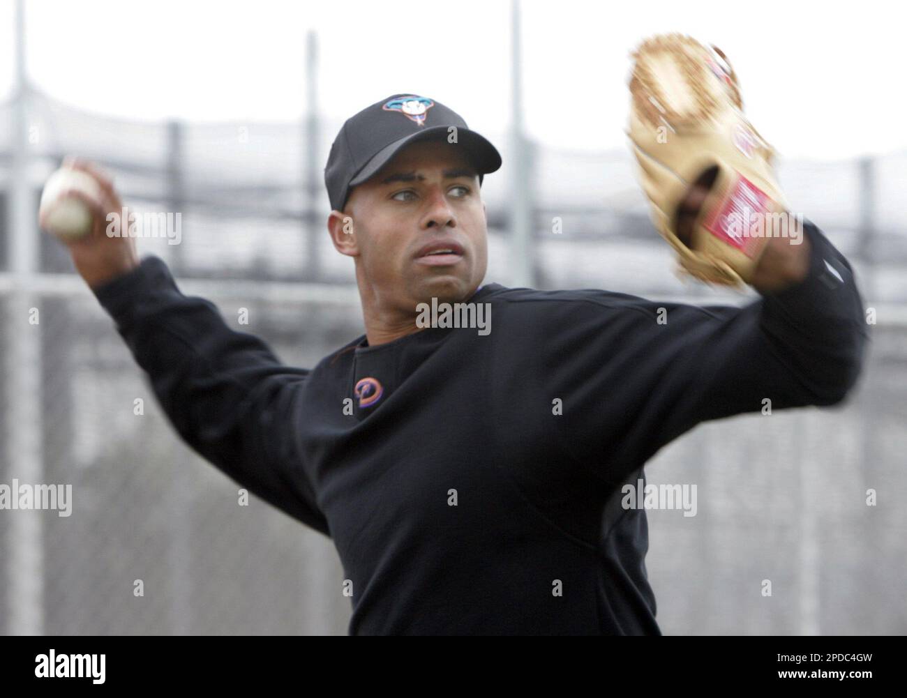 Arizona Diamondbacks pitcher Miguel Batista, from the Domincan Republic ...