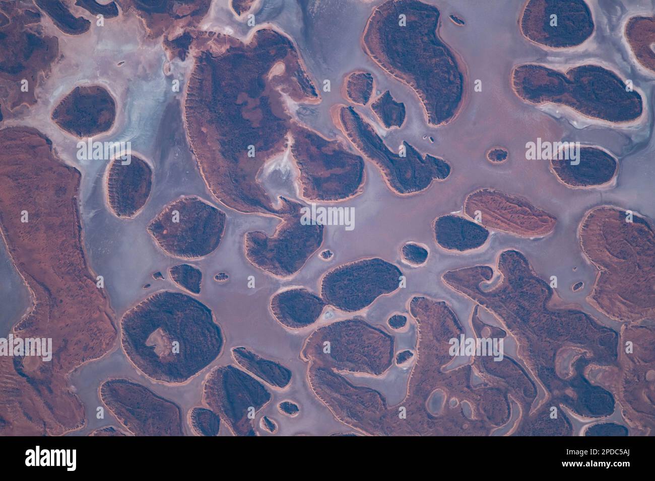 Desert in Australia. Aerial view of desert. Elements of this image ...