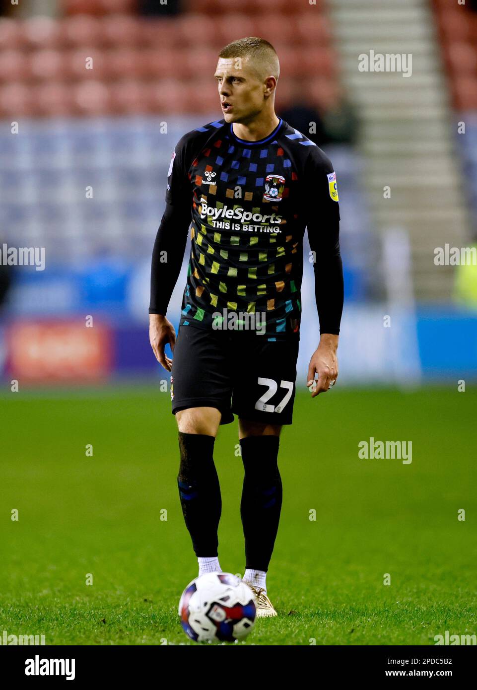 Coventry City's Jake Bidwell during the Sky Bet Championship match at ...